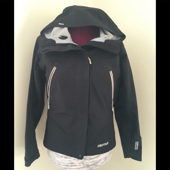 Marmot | Jackets & Coats | Marmot Hooded Shell Waterwind Goretex Jacket Worn Once | Poshmark